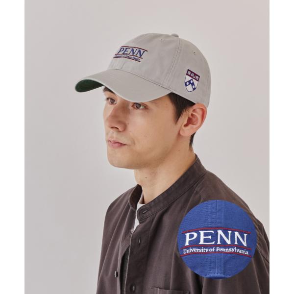 【ペンシルベニア大学 ウォッシュキャップ】●1740年設立でペンシルベニア州フィラデルフィアにある私立大学「ペンシルベニア大学/Conell University]」●綿ツイル地の帽子前面にワードロゴを左横にエンブレムロゴを平面刺繍していま...