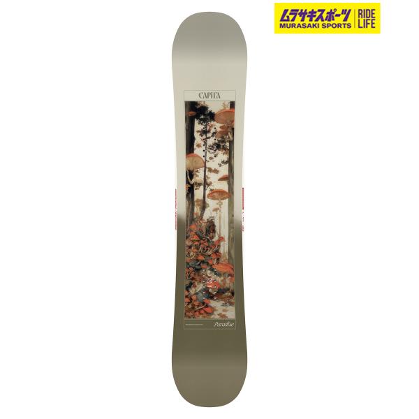 【CAPITA】キャピタのメンズスノーボードパラダイスは、マルチゾーン・デュアルコアを核とした軽量パッケージで、比類ない多用途性を提供する。Paradiseは、ライディングを次のレベルに引き上げたい中級リゾートライダーにとって、頼りになるシ...