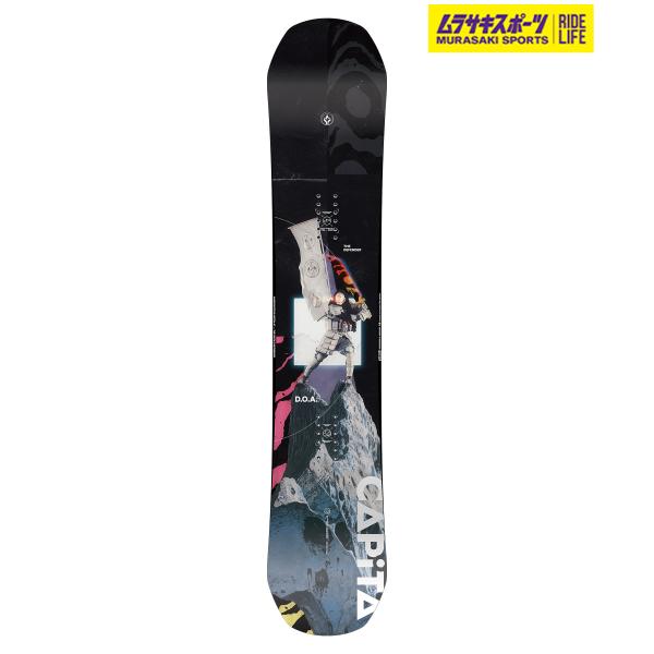 【CAPITA】キャピタのメンズスノーボードD.O.A.は、その象徴的で受賞歴のあるパフォーマンスを、軽量で耐久性に優れ、弾けるようなPスーパーライトコアによって実現しています。D.O.A.のハイブリッド・ホーリーシートは、カーボン・ブース...