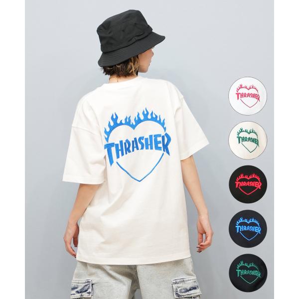 【春夏シーズンのスタイリングに活躍するハートロゴ半袖Tシャツ】●ルーズなサイズ感に仕上がったボックス型のビッグシルエット●ハリ感のある適度な肉厚のしっかりとしたボディ●シンプルなデザインながら1枚でコーディネイトの中心●左胸とバックに存在感...