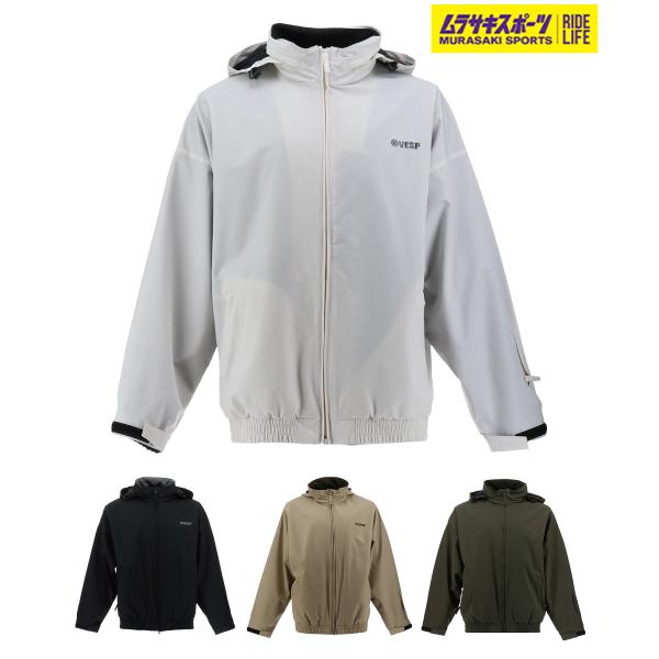 【VESP】べスプのスノーボードウェアジャケットです。ノンストレスな着心地を実現した、VESPのナイロンストレッチブルゾンジャケット！軽くて動きやすいナイロンストレッチ素材を92%使用。優れた伸縮性が、ライディング中のどんな動きも妨げません...