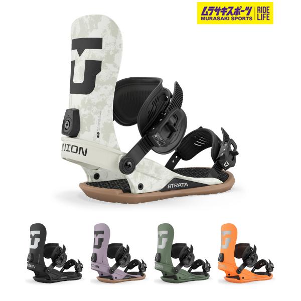 【UNION】ユニオンのバインディングユニオンのナンバーワン・メンズ・パーク＆フリースタイル・スノーボード・バインディング。Strataのソフトでサーフな乗り心地と衝撃吸収性は、パーククルーズや全山サーフィンを楽しみたいスノーボーダーに最適...