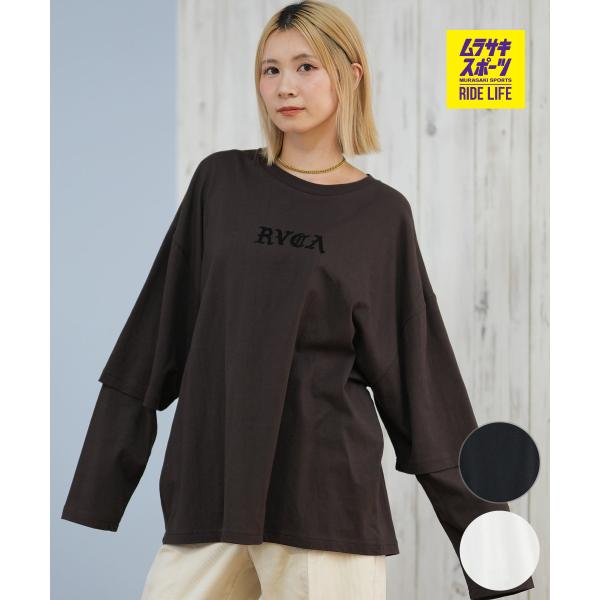 【1枚使いはもちろん、インナーとしても使えてオールシーズン大活躍】●20/-のコットン素材を使用したロングスリーブTシャツ。●ハーフスリーブをレイヤードしたようなデザインが特徴。●胸元にヴィンテージライクなRVCAのロゴをあしらいました。●...