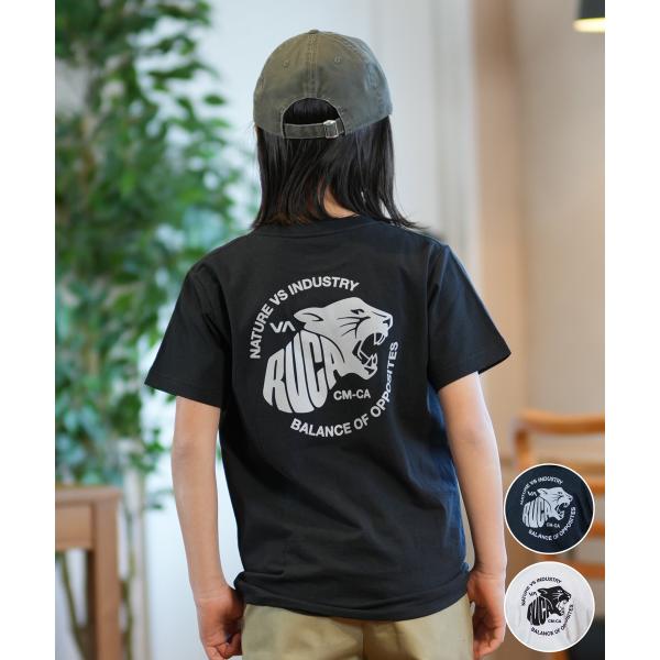 【カリフォルニア発ブランド"RVCA"のTシャツ】●フロントと背面にはタイガーのイラストと組み合わせたRVCAロゴをプリント●古着ライクな"スミクロ"が今期おすすめ!!≪商品詳細≫■素材■Cotton100%■サイズ目安■【140cm】身幅...