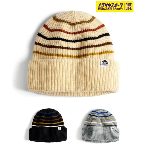 【AUTUMN】オータムのスノーボードビーニースノーシーンからストリートまで、自然体で楽しむスタイルに。AUTUMNのビーニーは、スノーボーダーやスケーター、アーティストたちの間で注目を集めるアメリカ発のヘッドウェアブランド。自然からインス...