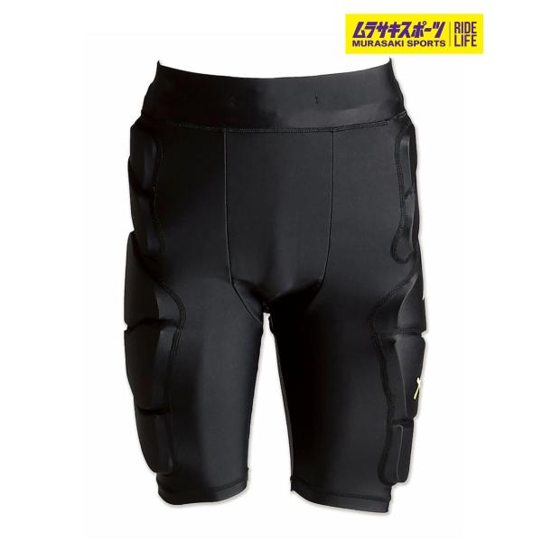 【KARNA】カルナのスノーボードプロテクター。XRD使用の高性能プロテクション・ショーツ。腰回りに自然にフィットするようにパッドをより細分化して配置。ウェアのシルエットも崩すこともなく、臀部への衝撃をしっかりと軽減する。