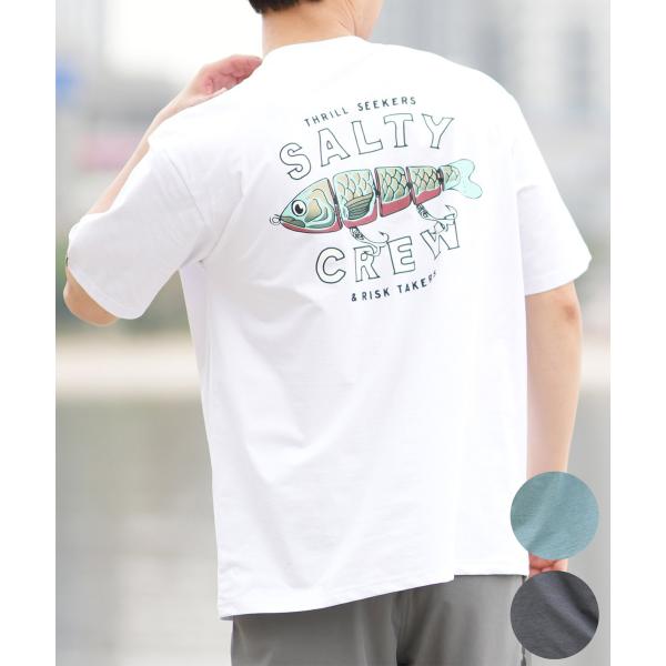 【ユニークなバックプリントのユーティリティーTシャツ】●ラッシュガードTシャツ●ルアーデザインプリント●コットンテイスト素材●ユーティリティ◆おすすめコーディネートシンプルなデザインは様々なコーディネートに合わせやすい！ユーモアのあるバック...