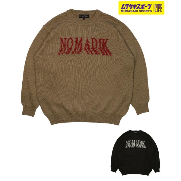 【NOMADIK】ノマディックのスノーボードインナーウェアノマディックらしいデザインロゴが特徴の普段使いもできるジャガードセーター。NOMADIKとはムラサキスポーツ契約ライダー工藤洸平が立ち上げたブランドです。NOMADIKチームライダー...