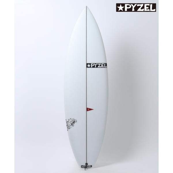 【PYZEL】パイゼルのサーフボードジョン・ジョン・フローレンスの要望に応じて開発された「パワータイガー」は、波のサイズと質が中程度の条件で優れたパフォーマンスを発揮するボードです。主な特徴は、ノーズとテールをナローにしてターン時の安定性を...