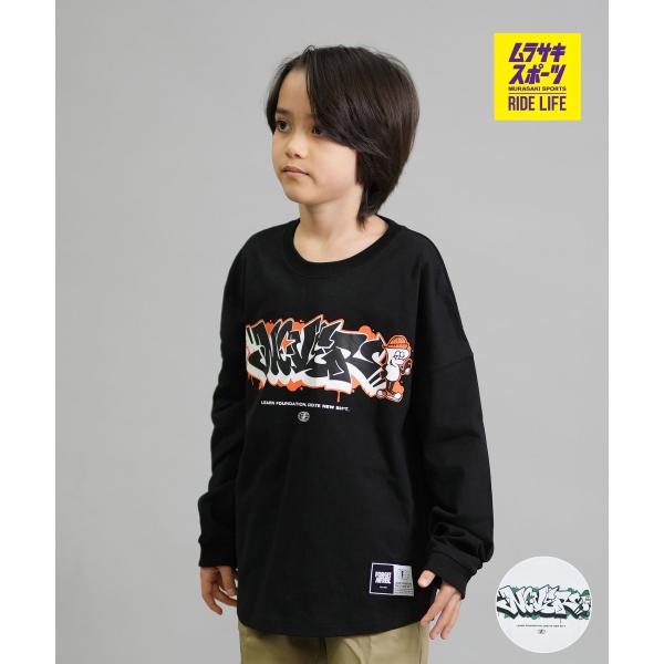 【オリジナルのグラフィックが目を引くFORGET NEVERの限定ロンT】→こちらの商品はムラサキスポーツ限定商品です。●FORGET NEVER（フォーゲットネバー）から、ムラサキスポーツ限定のキッズロンTが登場●存在感あるグラフィックが...