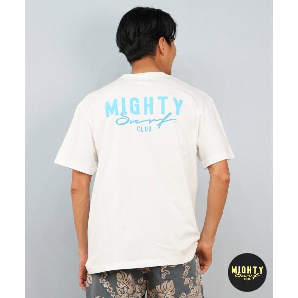 【大人サーフスタイルな雰囲気の新規取り扱いブランドMighty Surf Club/マイティーサーフクラブ】→こちらの商品はムラサキスポーツ限定商品です。●胸＆バックプリント●レギュラーフィット◆おすすめコーディネートシンプルなブランドロゴ...