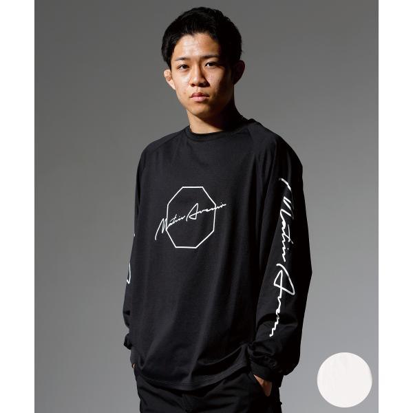 【格闘家“朝倉未来”が手掛けるアパレルブランドMATIN AVENIRの水陸両用ロンT】→ムラサキスポーツ限定●ムラサキスポーツ販売店舗限定アイテム●ビッグシルエット●着用モデルは秋元強真選手◆おすすめコーディネートシンプルで使いまわしのし...