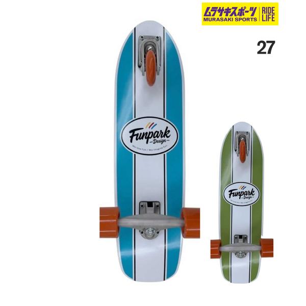 FUNPARK■商品特徴■ 自走式で滑らかに前進地面を蹴らずに体のスイングだけで進むから、初心者でも扱いやすく爽快な滑走感が楽しめます。・ 360°回転キャスター &amp; 3輪構造前輪は360°回転するキャスターで、クイックなターンや急...