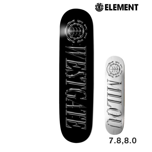 【THREE WEATHER デッキテープを無料サービス！】【ELEMENT】エレメントのスケボーデッキ。BRANDON WESTGATE ＆ VINCENT MILOU のプロモデルデッキ1992年にアメリカ・アトランタで Johnny ...