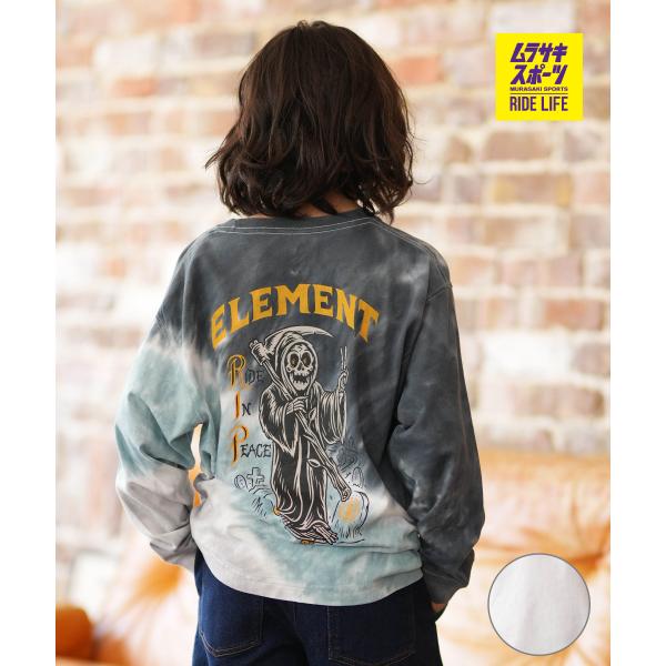 【TIMBERアートが映えるロングスリーブTEE】● オープンエンド糸使用。コットン100％天竺素材● TIMBERコレクション● 左胸：ELEMENTアーチロゴプリント≪商品詳細≫■素材■コットン100％■サイズ目安■【130cm】身幅：...