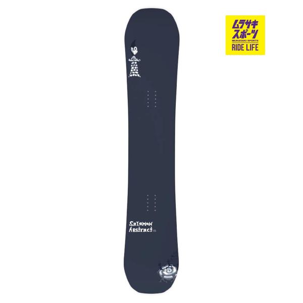 【SALOMON】サロモンのスノーボードです。あなたのライディングをアートのように自由に表現するためにデザインされた、新世代のフリースタイルボード「ABSTRACT」。トゥルーツインのシェイプに、汎用性の高いRock Out Camberプ...