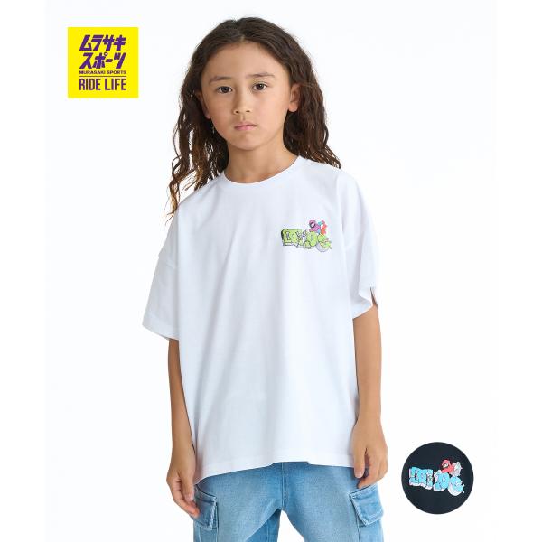 【バックを彩るポップなイラストを膨らみのある発泡プリントで表現したインパクト抜群の半袖Tシャツ。】●ドロップショルダーとオーバーサイズシルエットが大人顔負けの抜け感を演出。●ピグメント加工を施したバリエーションもラインナップ。●コーディネー...