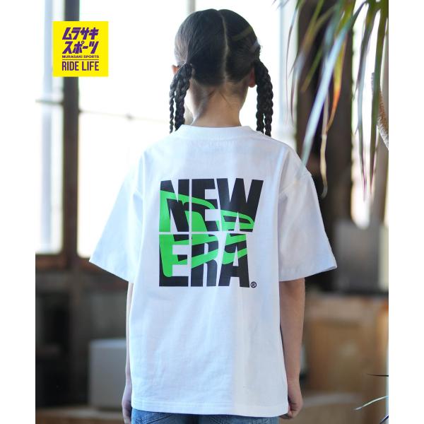 【大胆なロゴが背中で語る、存在感たっぷりのTシャツ。】●ニューエラオリジナルのレギュラーフィット●ユースサイズ(目安:6〜15歳、身長130〜160cm)●大きな「NEW ERA」ロゴが目を引き、カジュアルコーデの主役になるデザインTシャツ...