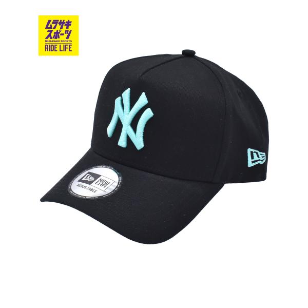 【MLBの人気3球団のロゴとバイザー（つば）裏をミントブルーにカスタムした限定シリーズです。】→こちらの商品はムラサキスポーツ限定です。●9FORTY A-Frameフロント部分を1枚パネルに設計した独特のシルエットの［9FORTY A-F...