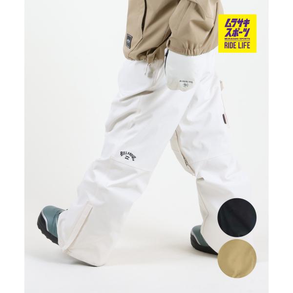 【BILLABONG】ビラボンのスノーボードウェア、パンツです。その名の通り、BILLABONGの基準となるベーシックで美しいシルエットのスノーボードパンツです。耐水圧10,000mm、透湿性10,000gを備え、ゲレンデでの快適な環境をサ...