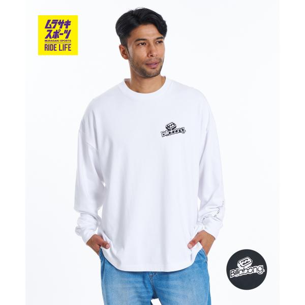 【時代を超えるストリート感。Y2Kスピリット】●20/2ヘビーウェイト天竺を使用したのクルーネック長袖Tシャツ●左胸と背面にY2Kからインスパイアされたロゴを縦に並べてプリント●シルエットは身幅が広くドロップショルダーのシルエット●丈がやや...