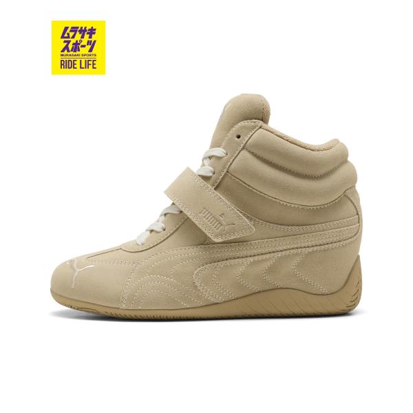 【人気モデルSPEEDCATからインヒールが搭載されたウェッジタイプが登場】●つま先からかかとにかけてなだらかに高くなるウェッジソールでスタイルをよく見せしてくれます。●アイコニックなシルエットに、スタイルアップを叶えるインヒールを搭載(高...