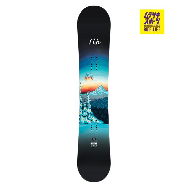 【LIBTECH】リブテックのスノーボードです。「Glider」は、その名の通り雪山を自由に滑空するための、楽しくて簡単なドリームボードです。数々の賞を受賞した「オリジナルバナナ（BTX）」形状を採用し、足元のロッカーが逆エッジを防ぎながら...