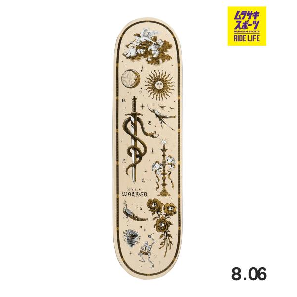 【THREE WEATHER デッキテープを無料サービス！】【REAL】リアルのスケートボードデッキ。KYLE WALKERのプロモデルREAL SKATEBOARDS（リアル スケートボード）は、1991年サンフランシスコ発のコアスケート...