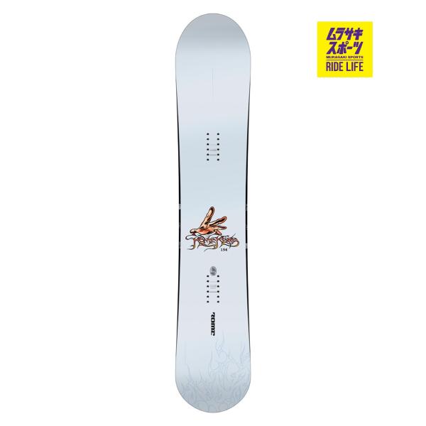 【ROME】ロームのスノーボードです。パークを気ままにクルージングしたり、地形を使ってFUNなトリックを楽しみたいライダーのための、メロウでファンなフリースタイルボードです。プロモデルとは対照的に扱いやすい「フュージョン・キャンバー」を採用...