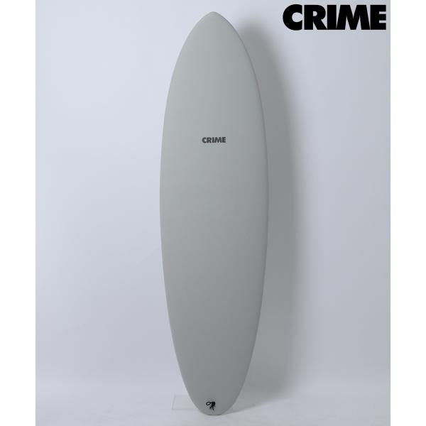 【CRIME】クライムのサーフボード。ロングボードのように楽にパドルでき、ショートボードのようなドライブ感と高いパフォーマンスを発揮します。毎日のサーフィン用として車に積んでおくのにも最適で、サイズやコンディションに恵まれない日でも、周囲に...