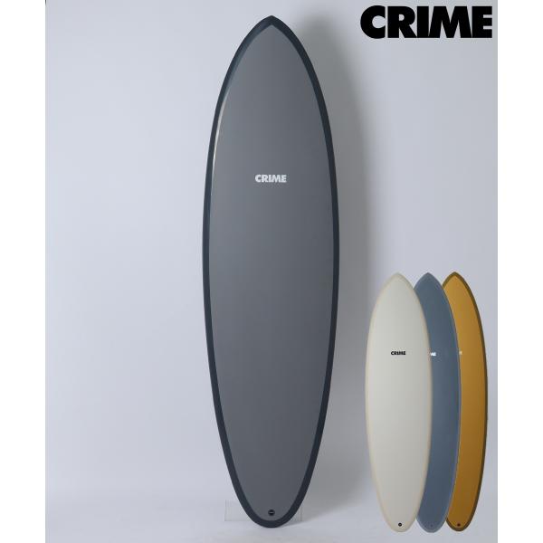 【CRIME】クライムのサーフボード。非常にユーザーフレンドリーなミッドレングスボード。ロングボードのように楽にパドルでき、ショートボードのようなドライブ感と操作性を備えています。毎日のサーフィン用として車に積んでおくのにも最適で、サイズや...