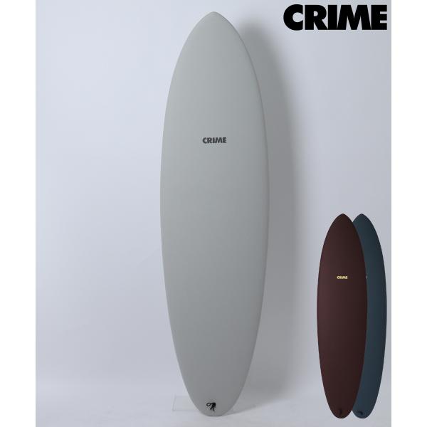 【CRIME】クライムのサーフボード。ロングボードのように楽にパドルでき、ショートボードのようなドライブ感と高いパフォーマンスを発揮します。毎日のサーフィン用として車に積んでおくのにも最適で、サイズやコンディションに恵まれない日でも、周囲に...