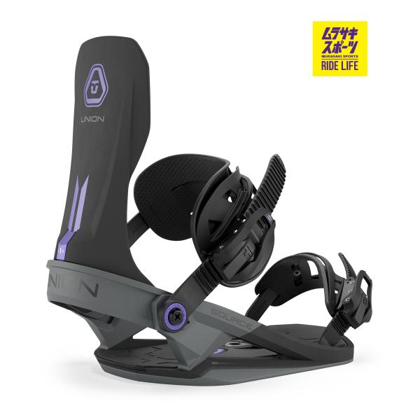 【UNION】ユニオンのバインディングです。最新技術を「誰もが扱える」バランスへ。次世代のスタンダードは、このSourceが担う。「ディスクレスのSource FCやPro THは気になるが、硬すぎたり個性が強すぎるのは不安」そんな方にこそ...