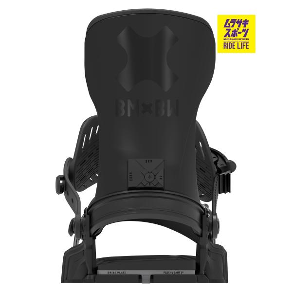 【BENTMETAL】ベントメタルのバインディングです。「TRANSFER」をベースに、さらなるレスポンスとサポート力を追求してチューンナップされたプロモデルが登場しました。最大の特徴は、足裏に搭載された「カーボンファイバー・フレックスコン...