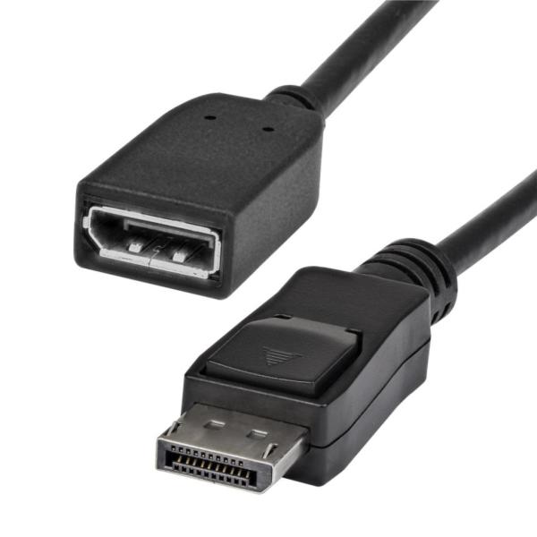 DPEXT6L         1.8m、4K60Hz、ブラック。DisplayPort 対応機器の接続距離を 1.8m 延長