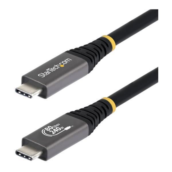 CC1M80GUSB4CABL 輸入製品につき、軽度の外装ダメージが出ることがあります。予めご了承ください。1m USB-IF認証USB4（USB-C）ケーブルです。