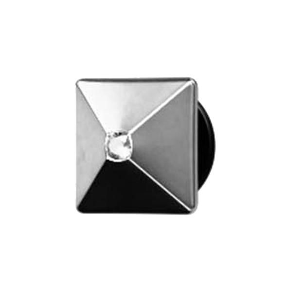 【メール便対応可20個まで】 LIGHT SILVER PYRAMID STUD 10016923