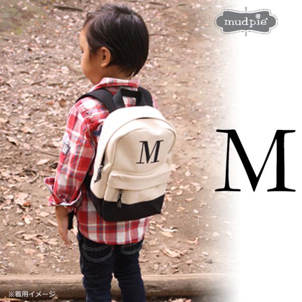 999OZ1004M      ■大きなイニシャルがアクセント■モノトーンが可愛すぎずにカッコいい！■きょうだいでお揃いも♪■