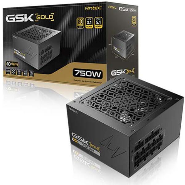 GSK750V2ATX3.1  80PLUS GOLD 認証取得 高効率高耐久電源ユニット