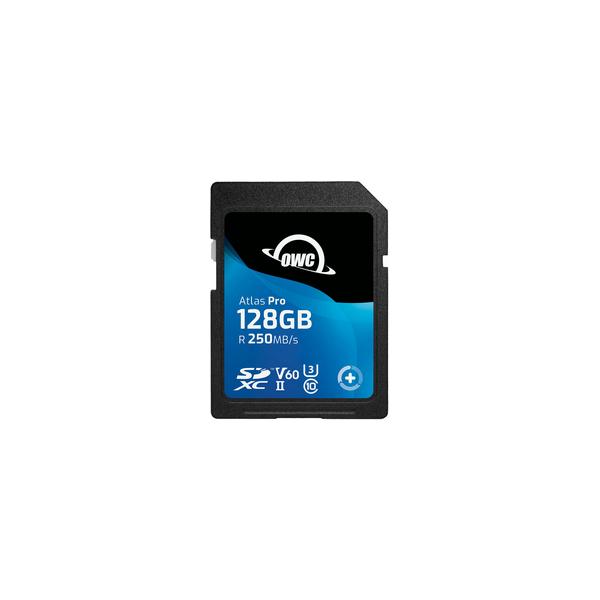OWCSDV60P0128   3年間のOWCの限定保証。最大 4K ビデオ録画用の最大書き込み速度 130MB/s と最大読み取り速度 250MB/s。