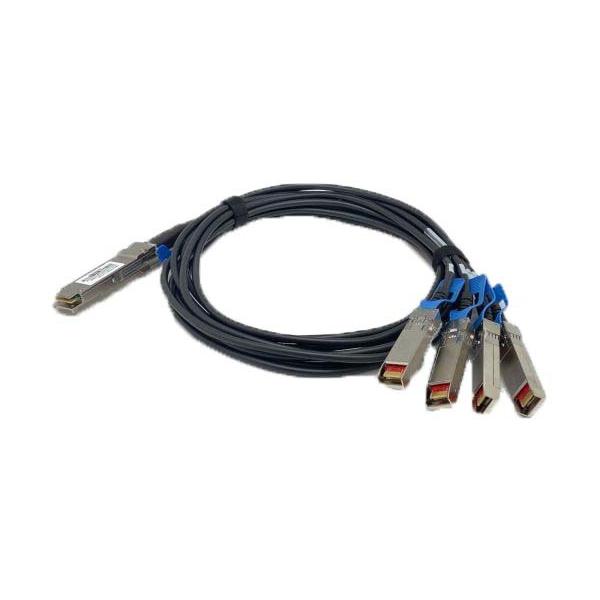CAB-DAC15M-Q28B QSFP28用100GbEを4つのSFP28 25GbEに分岐するツイン軸ダイレクトアタッチケーブル 1.5m