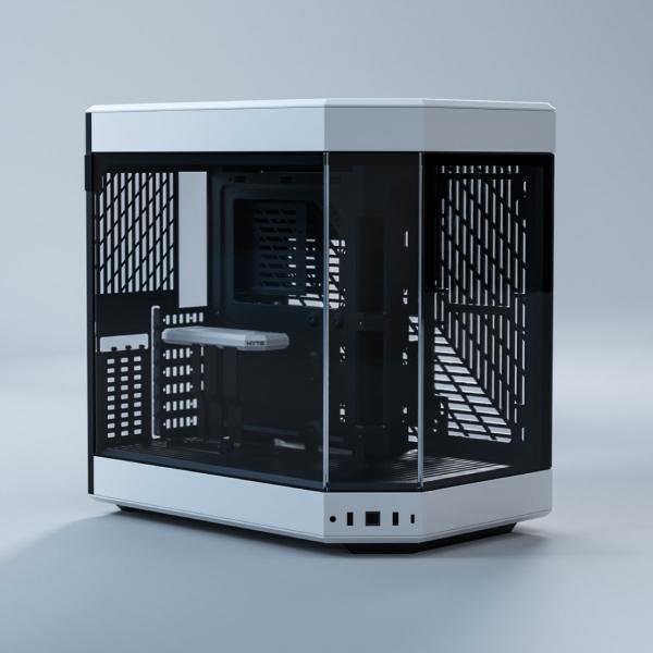 Y60SnowWhite    ピラーレス式パノラマガラス搭載PCケース