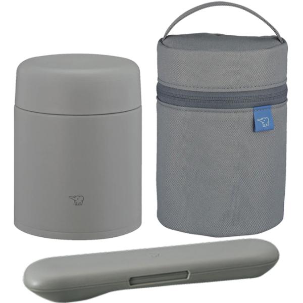 SWLA40          ステンレススープジャー(400mL)+スープジャーポーチSサイズ(250〜400ml用)+カトラリー(スプーン・ハシ)セット商品