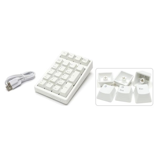 FTKP22MPS/MW2L  22キーテンキーパッド メカニカル式 ホワイトモデル USB