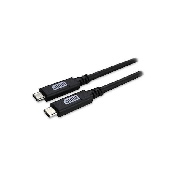 JM-U3CC03/60W-V USB3.2 Gen2 Type-Cケーブル。10Gbps伝送、USB PD、最大60W、DisplayPort Alternate Mode対応。