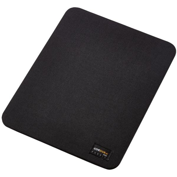 MPCD01BK        ブラック。滑る・止まるというマウスの操作性に優れ、繊細なマウス操作を実現するCORDURA(R)マウスパッド。