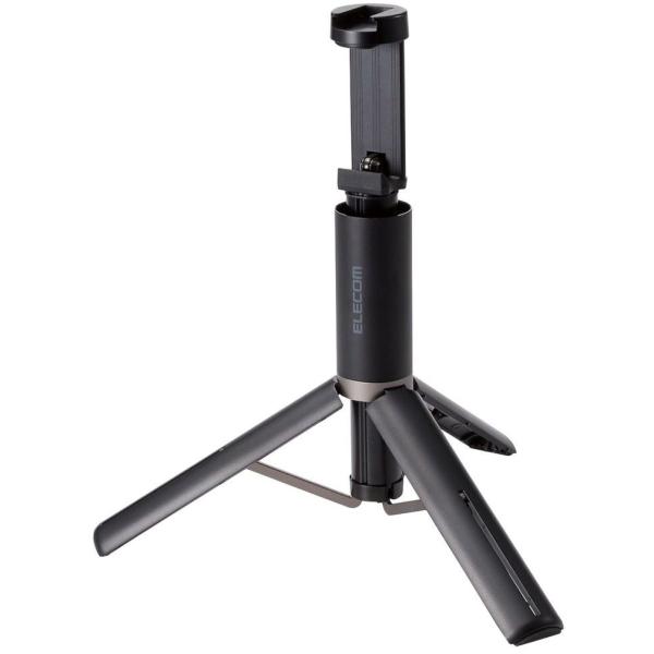 PSTSRS02ITABK   円筒形で収納出来てコンパクト。様々なシーンで使えるホルダー一体型簡単収納三脚です。