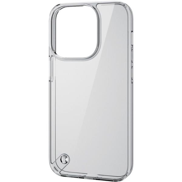 PMA22CHVCKCR    クリア。側面にTPU素材を、背面にポリカーボネート素材を使用した、スリムなスタイルのiPhone 14 Pro用ハイブリッドケースです。
