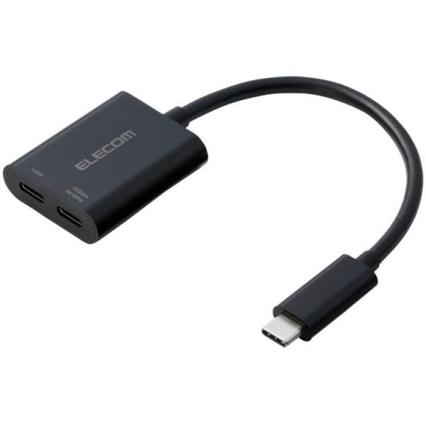 MPAC2CPD100BK   ブラック。USB Type-Cコネクター搭載のディスプレイなどに映像を出力できる変換アダプター