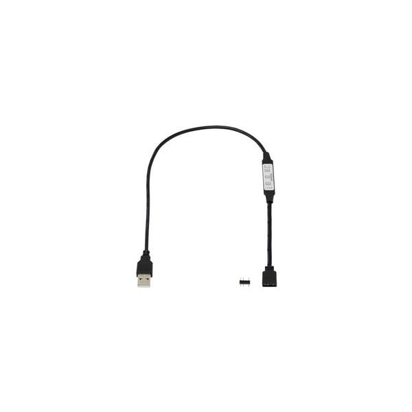 RLDCTLD01A      USB Type-A接続でARGB (アドレサブルRGB LED、デジタルLED) 機器の光りかたを制御できます。
